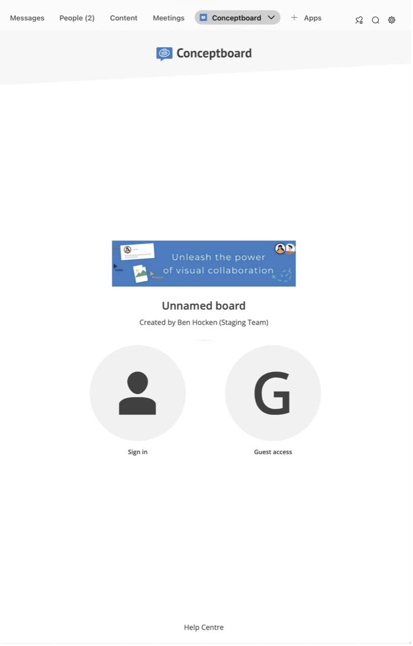 Webex Integration – Conceptboard Help Center