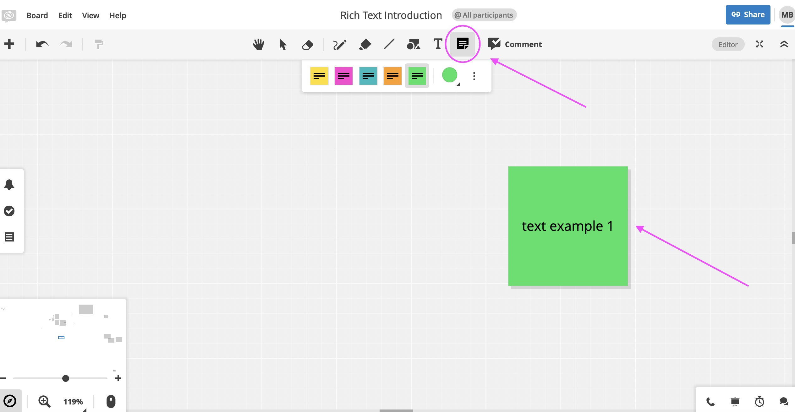 How to Add and Edit Text – Conceptboard Help Center