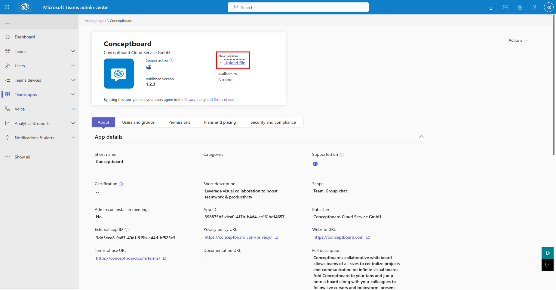 MS Teams integration for Dedicated and MultiDE teams – Conceptboard Help Center