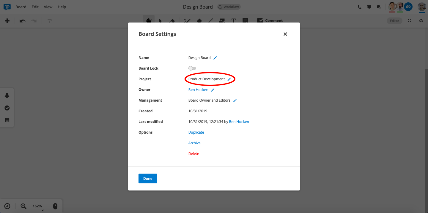 Board Settings – Conceptboard Help Center