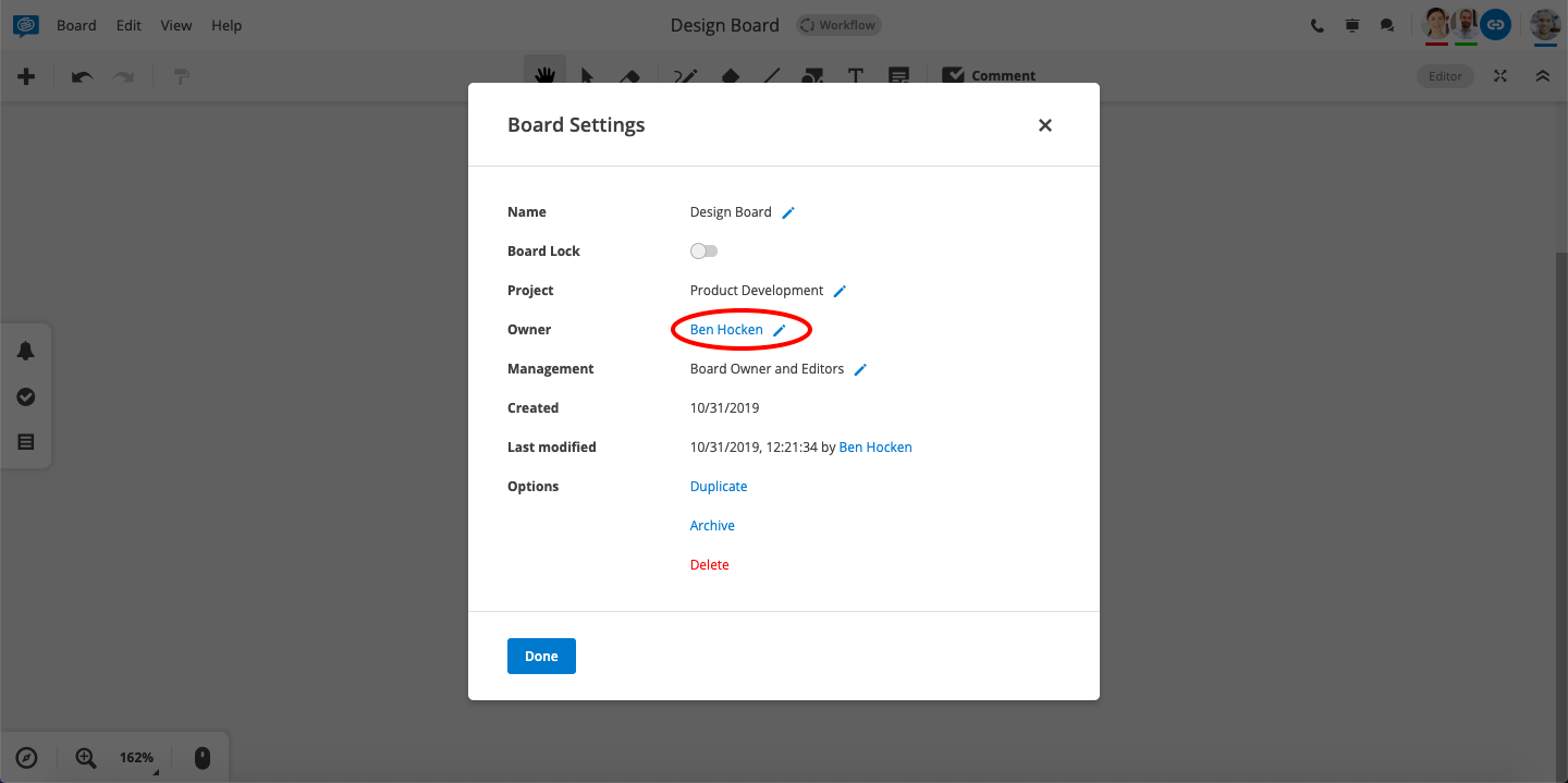 Board Settings – Conceptboard Help Center